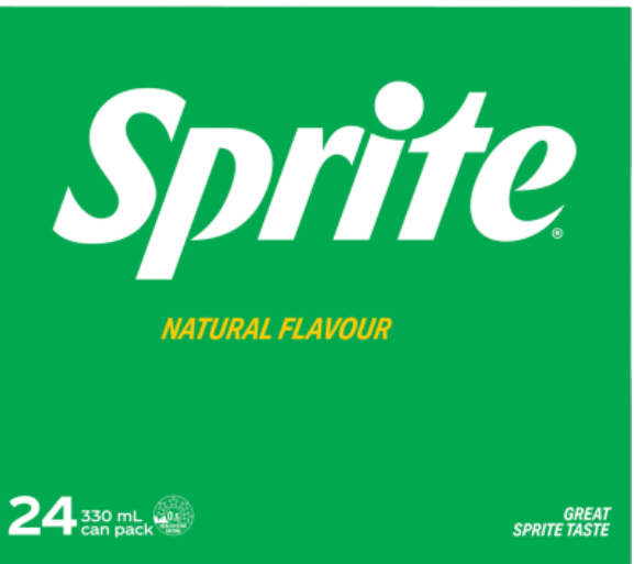Sprite Natural Flavour Soft Drink Cans 24 x 330ml – Northern Hospitality