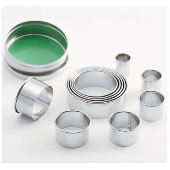 Cutter Set Plain 11Pc Stainless Steel – Northern Hospitality